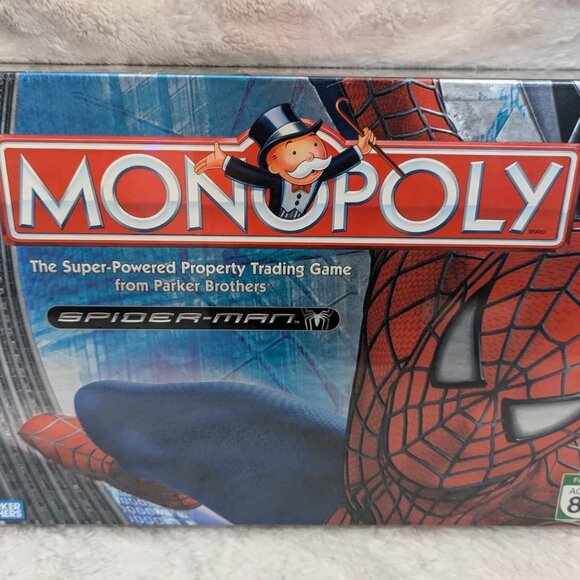 Hasbro | Games | Spiderman Monopoly 206 Movie Edition Board Game Marvel ...